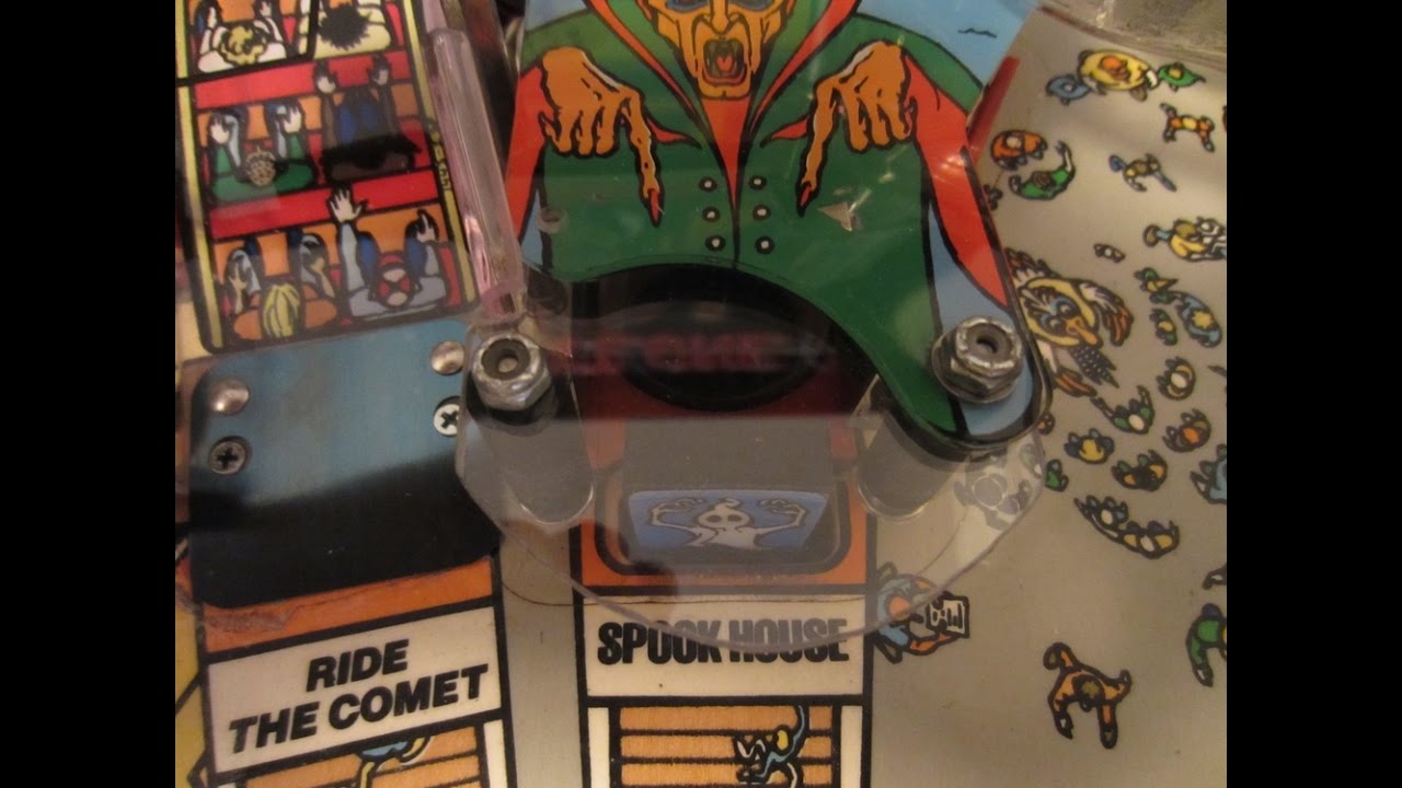 Cyclone Pinball Spookhouse Drop-target Fix - YouTube