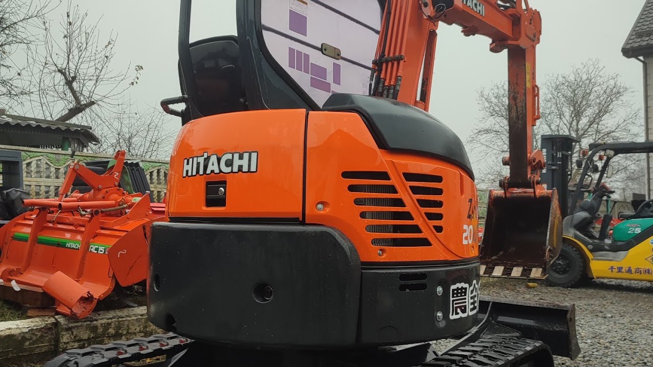 Hitachi Zaxis 20UR. готовий бізнес план. - YouTube