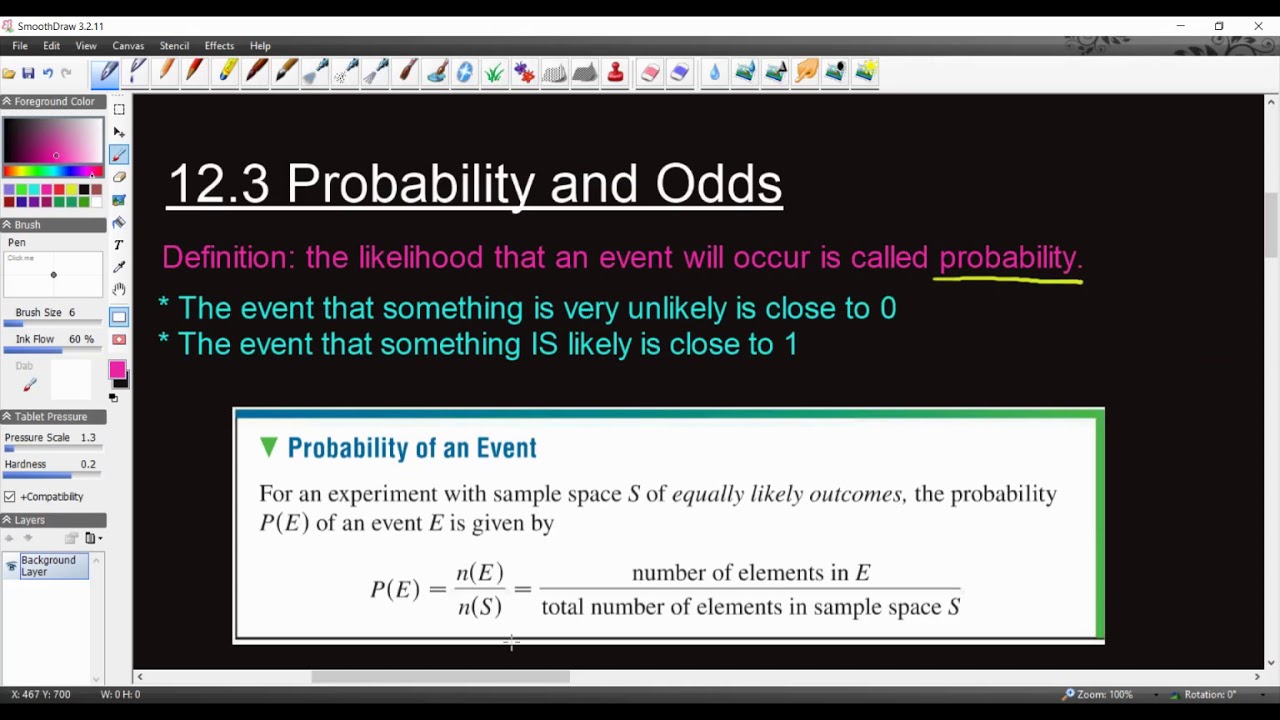 12.3 Probability and Odds - YouTube
