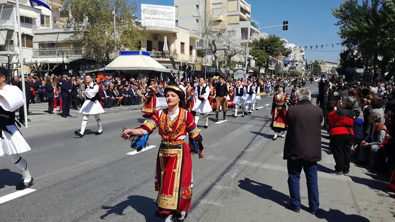 25η Μαρτίου 2019: Χορευτικός Λαογραφικός Όμιλος "ΣΤΗΣΙΧΟΡΟΣ" - YouTube