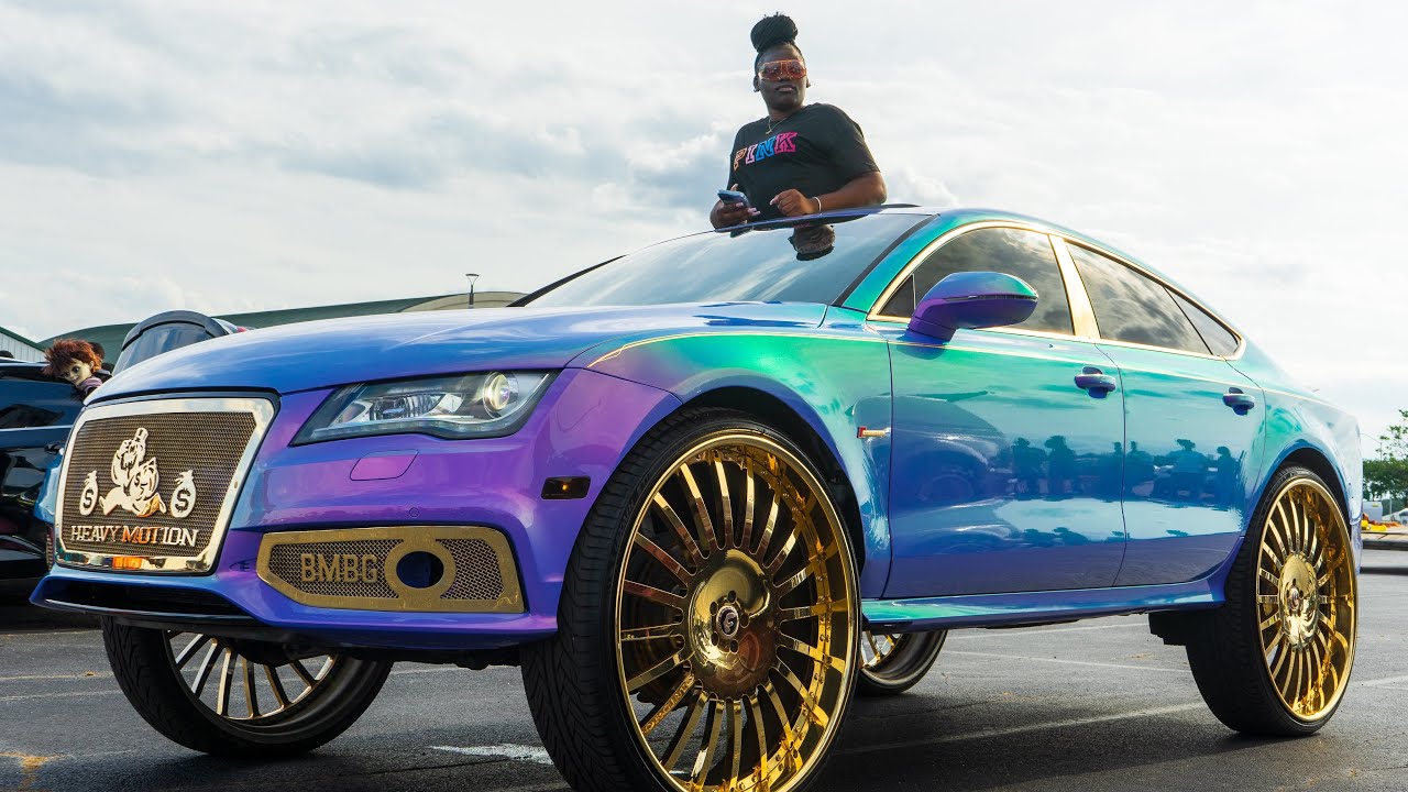 KING OF THE SOUTH CARSHOW ( PERRY GA) Big Rims, Custom Cars, Donks, Box ...