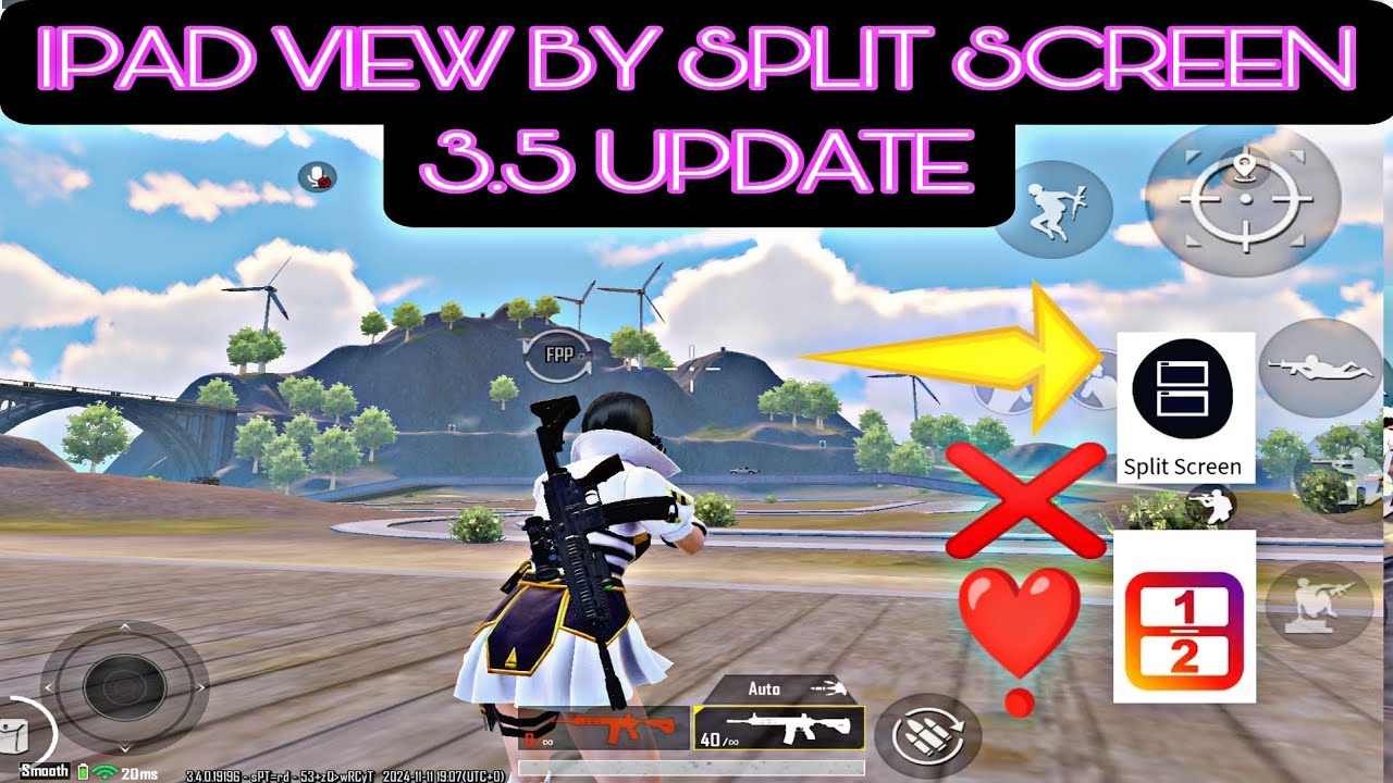 REAL IPAD VIEW BY SPLIT SCREEN PUBG MOBILE NEW UPDATE WORKING ALL ...