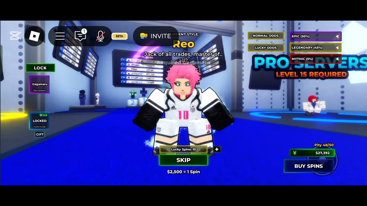 I spin 60 style on Blue Lock rivals!#bluelockrivals - YouTube