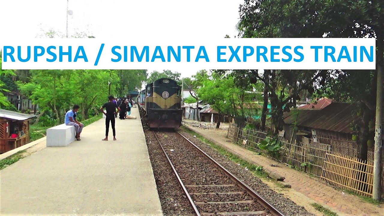 6408 BED-26 Locomotive Was Pulling Rupsha / Simanta Express Train From Chilahati To Khulna ...