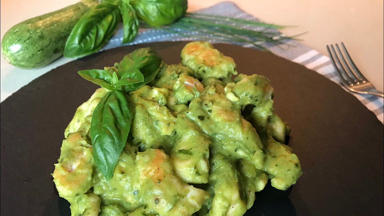 Pollo con crema di zucchini / Chicken w/zucchini cream - YouTube