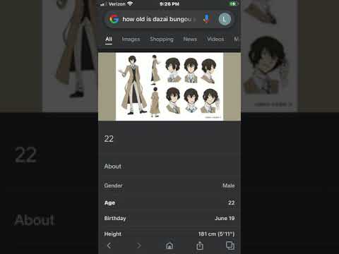 ‘chuuya is 15, dazai is 20’