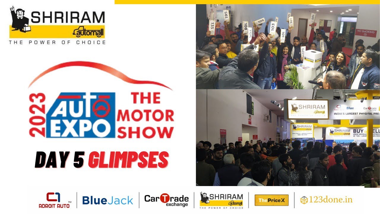 Shriram Automall | Auto Expo 2023 | 15th Jan Glimpses - YouTube