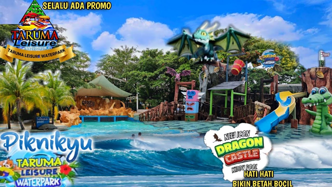 Taruma Leisure Waterpark Grand Taruma Karawang‼️New icon Dragon castle ...
