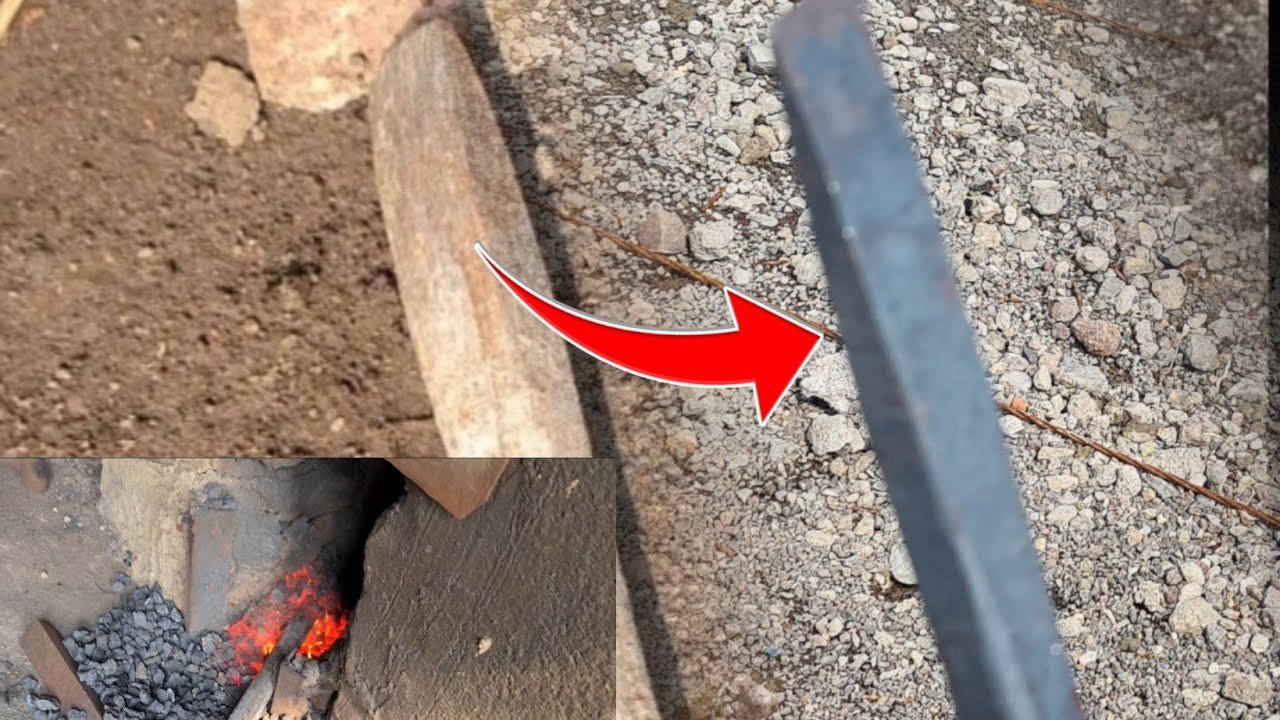 Iron rod 🔨 transformation 🔥 to digging bar 💥 | Iron smith work - YouTube