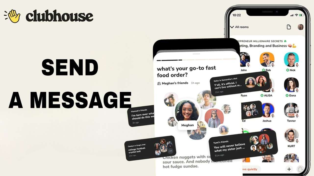 How To Send A Message On Clubhouse App - YouTube