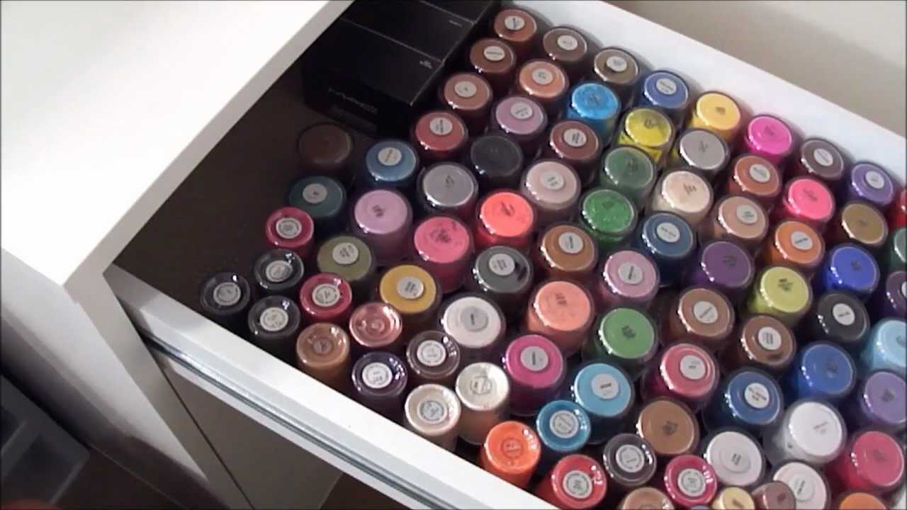 UPDATED Makeup Collection, Organization & Storage - YouTube