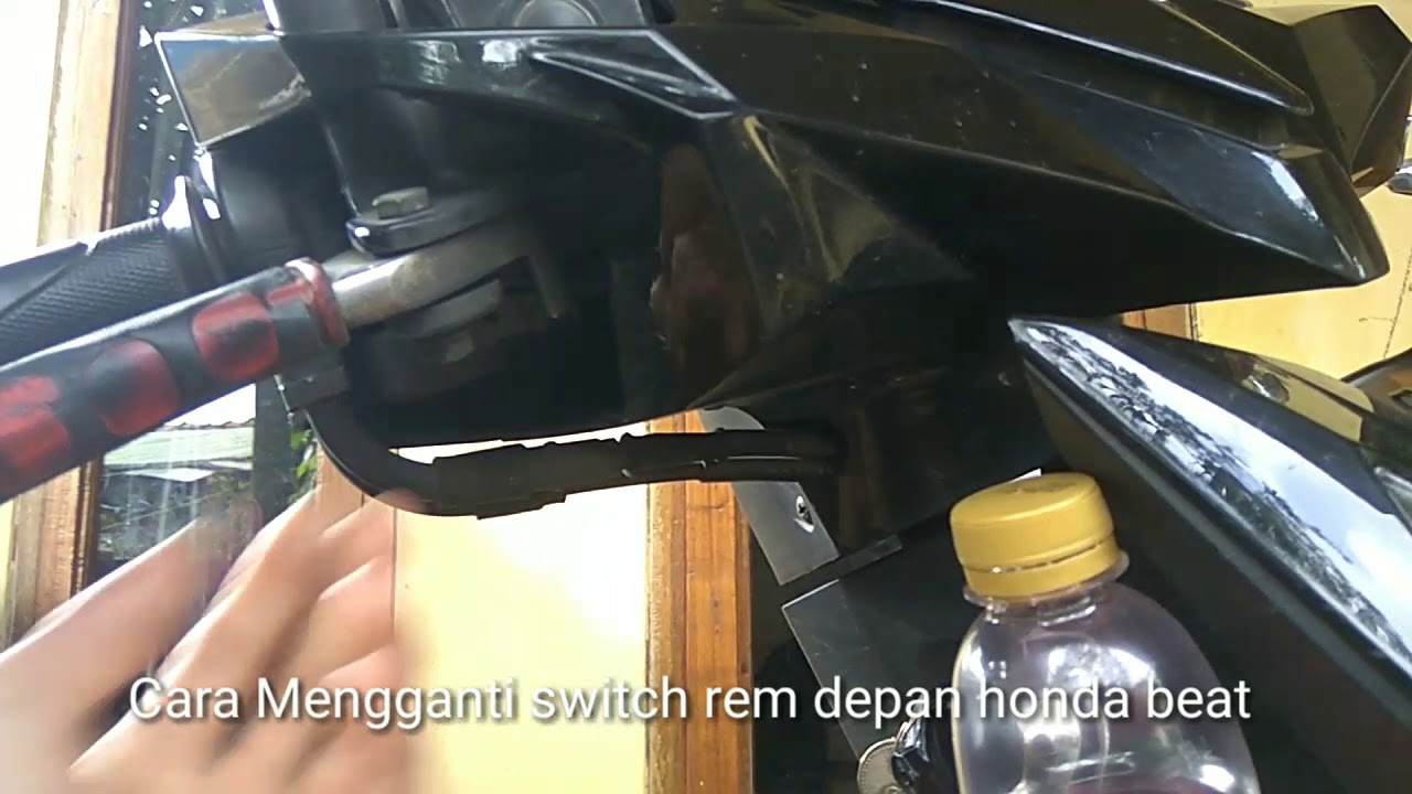 Cara Mengganti switch rem depan Honda Beat eSP - YouTube