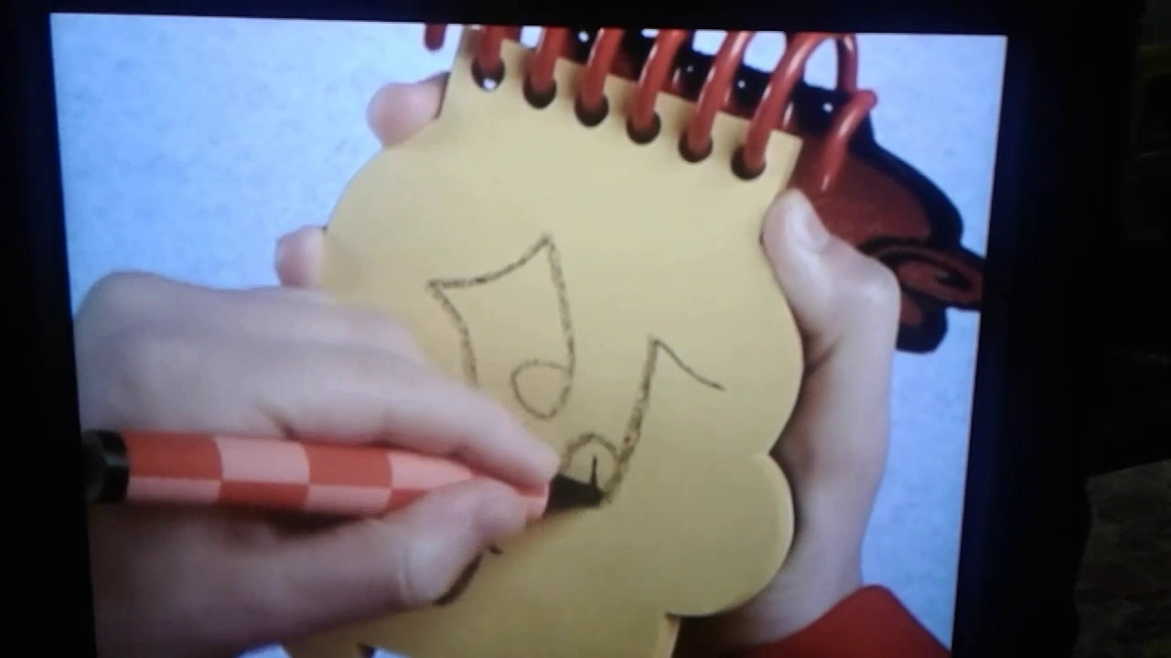 Blues clues drawing scavenger hunt 3 clues - YouTube