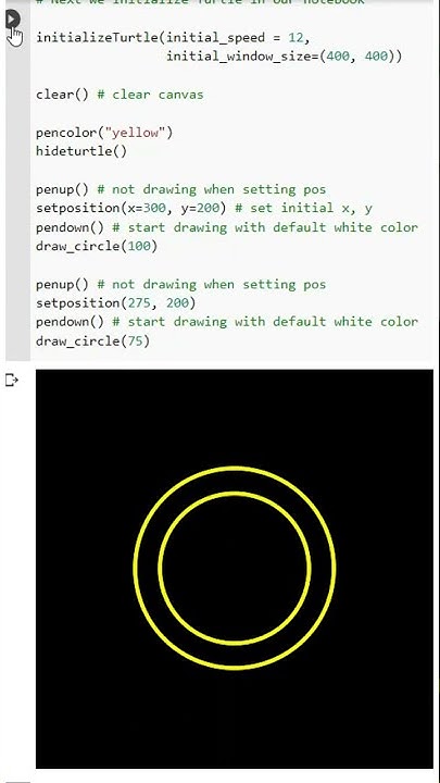 How Do You Draw A Circle In Colab Python Python Pythons Pythonprogramming Education Shorts