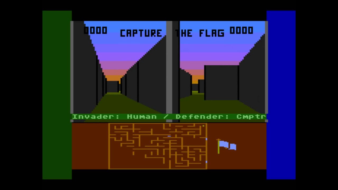 Capture the Flag for the Atari 8-bit family - YouTube