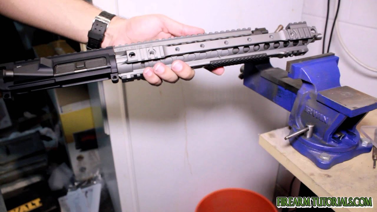 Knights Armament URX 3.1 install part 4:complete install - YouTube