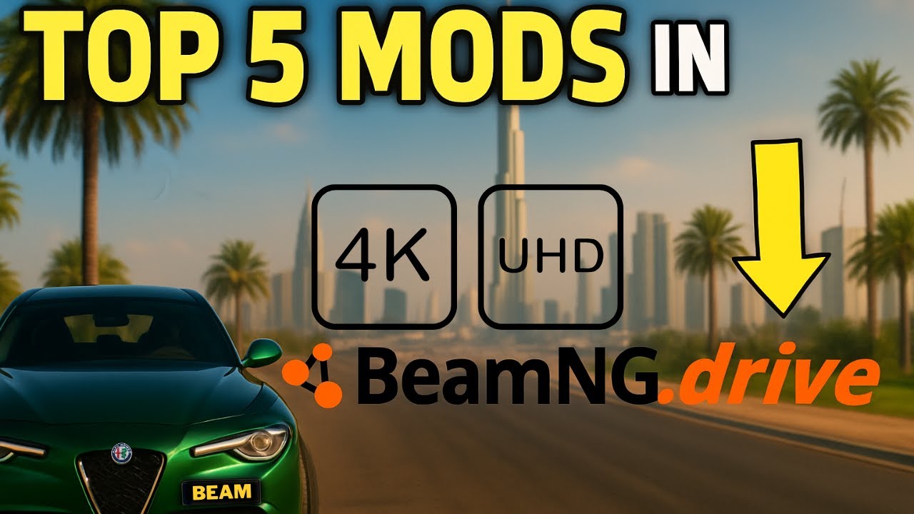 Top 5 MODS in Beamng Drive - YouTube