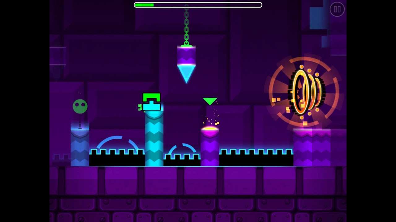 Прохождение уровня Striker в игре Geometry Dash World - YouTube