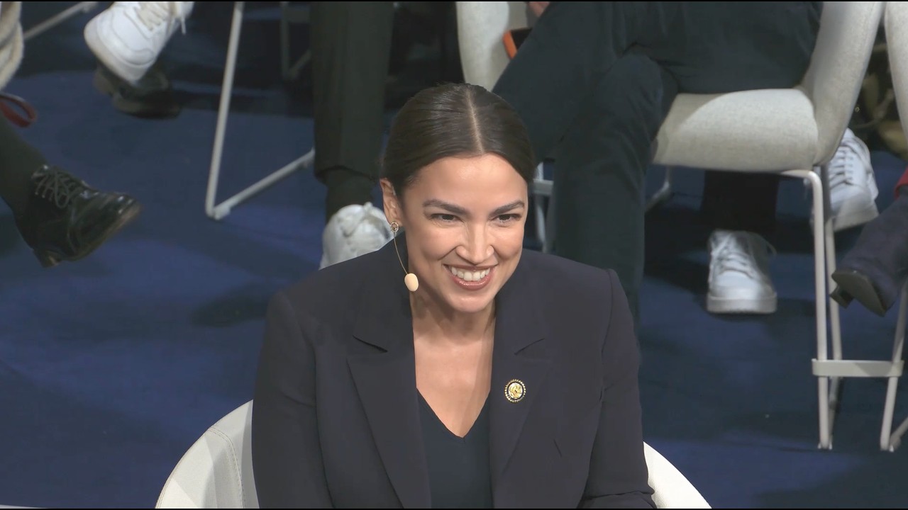 Rep. AOC Speaks at the 62nd Munich Security Conference on U.S. Foreign ...
