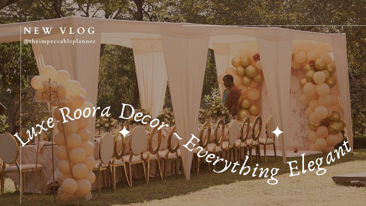 A Luxe Roora Decor Setup || Everything A Bride would want - YouTube
