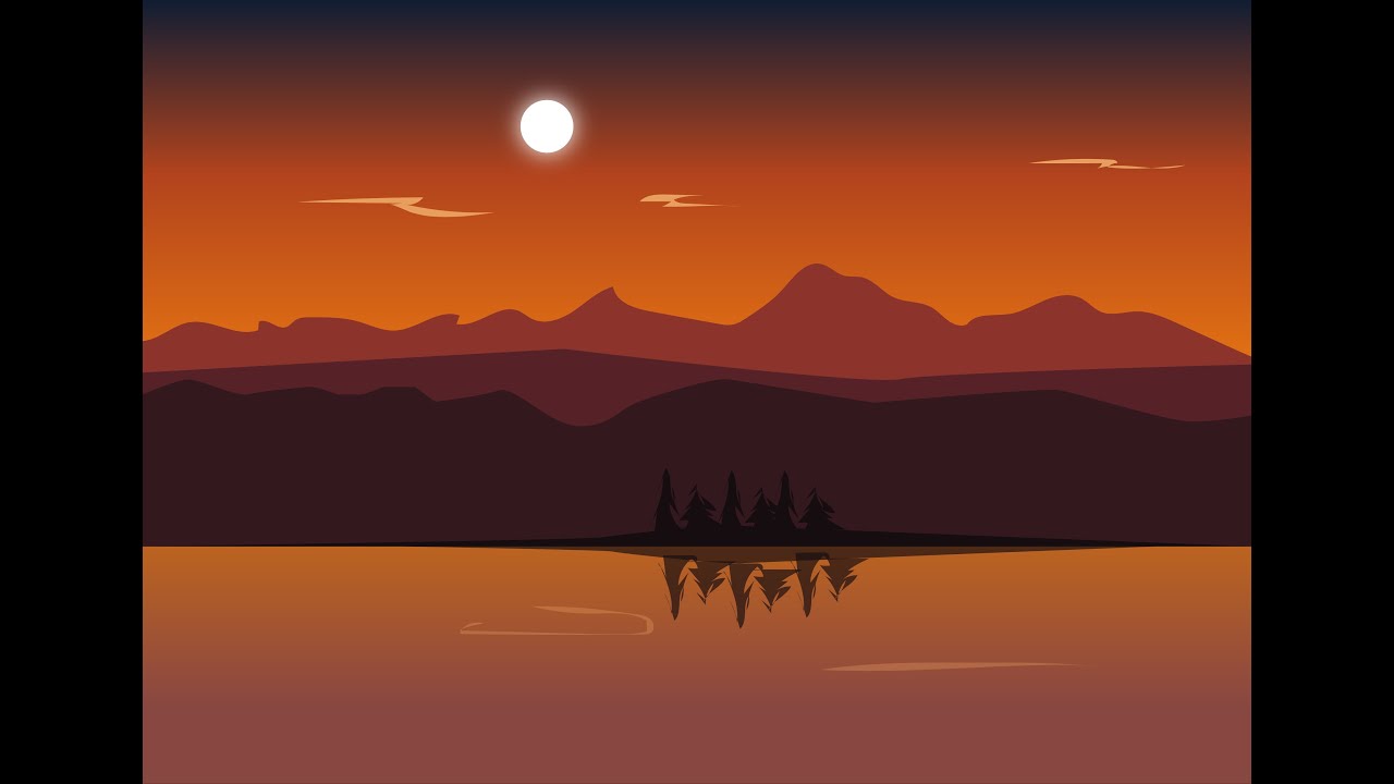 Speed Art of Landscape| Digital Art #illustration - YouTube
