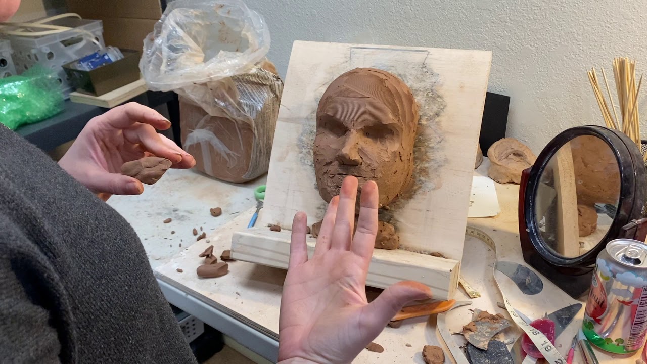 Sculpting a Portrait Mask Part 2 - YouTube