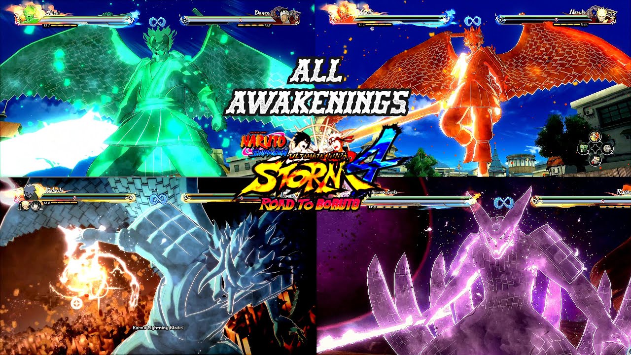 All Susanoo Awakenings - Naruto Shippuden: Ultimate Ninja Storm 4 Road ...