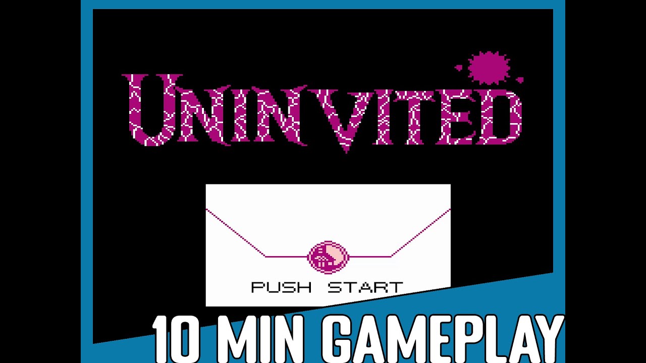 10 Minute Gameplay: Uninvited (1991) NES - YouTube