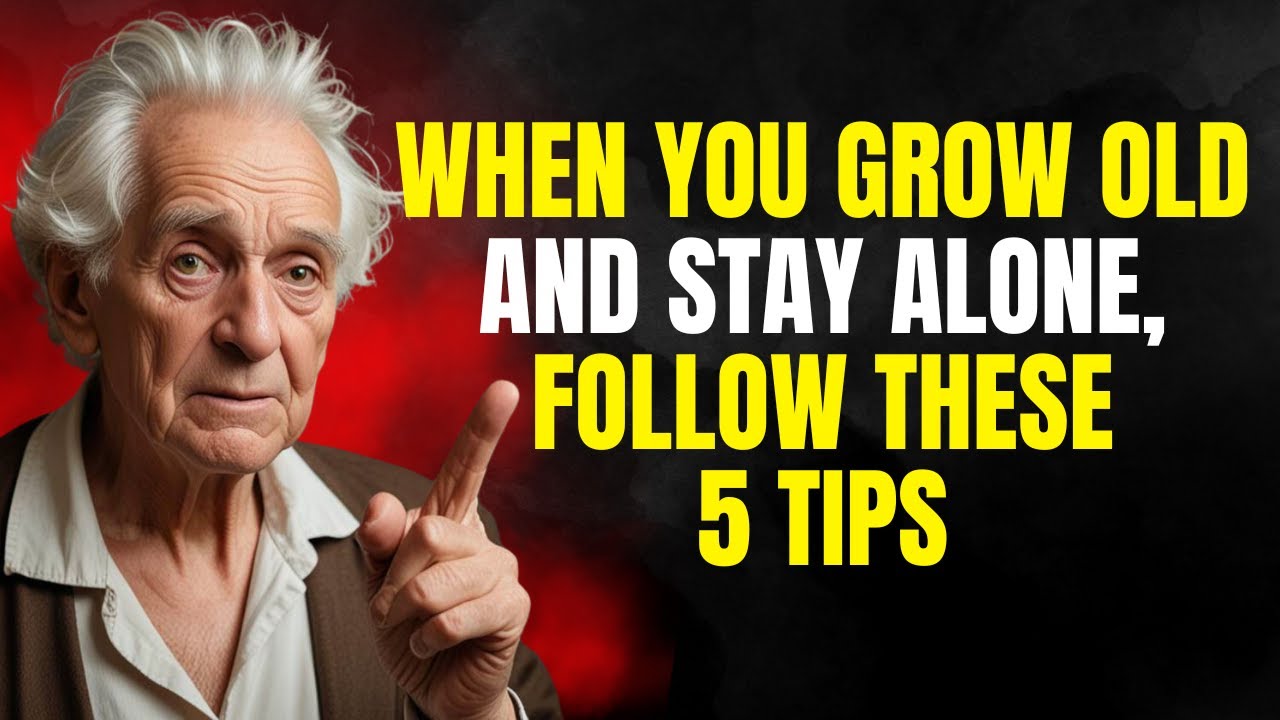 When You Grow Old and Stay Alone, Follow These Tips | Life in the ...