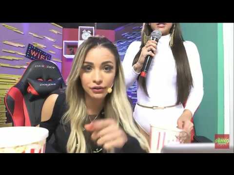 Aline Mineiro gostosa dançando na live do Pânico na band 10/07/16