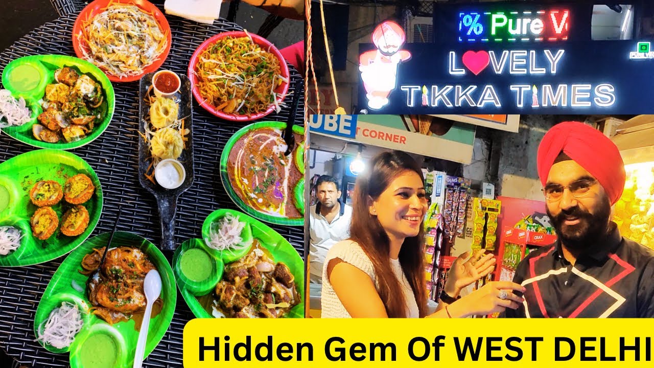 Hidden Gem Of West Delhi | Chaap Ke Badshah | Lovely Tikka Times ...