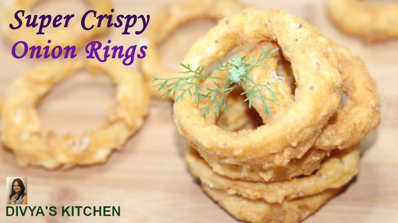 Super Crispy Onion Rings With Few Ingredients | Homemade Onion Rings ...