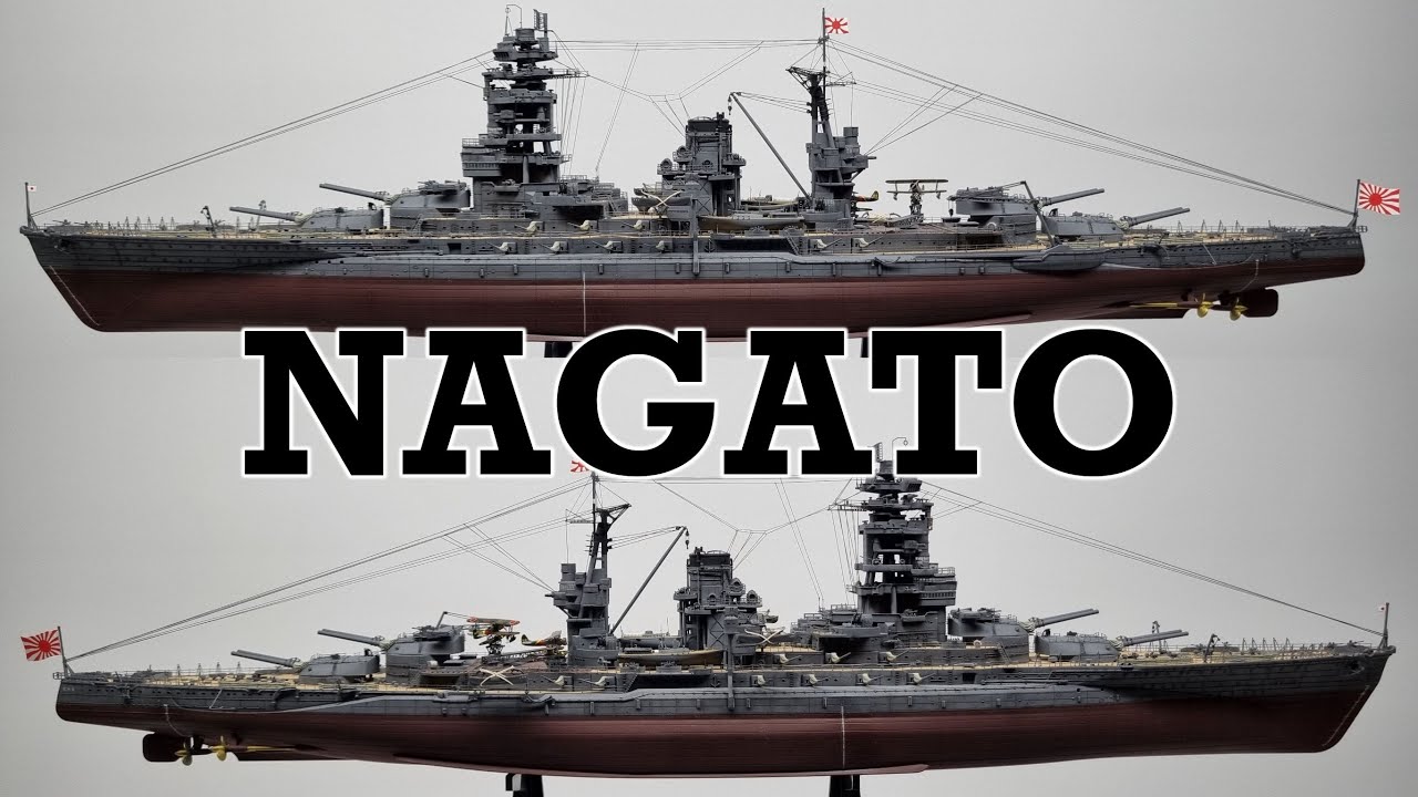 1:350 Scale Nagato Model with Super-detail Upgrade Kit - YouTube