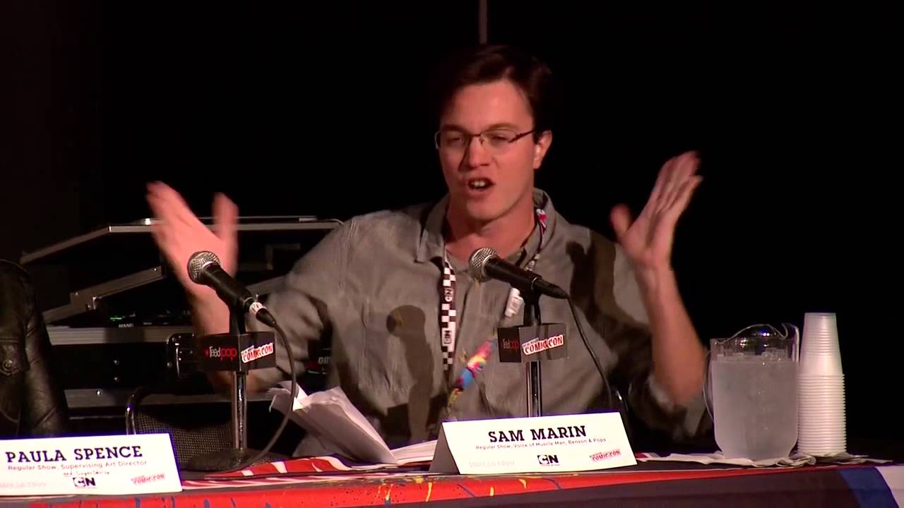 Regular Show's Sam Marin NYCC - YouTube