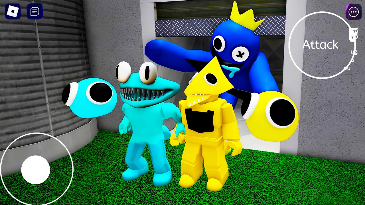 Playing as CYAN TEAM Vs YELLOW TEAM in Rainbow Friends #roblox - YouTube