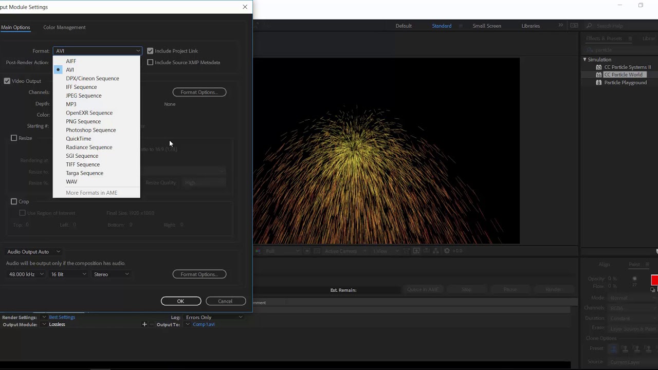 How To Use The Render Queue Adobe After Effects Youtube
