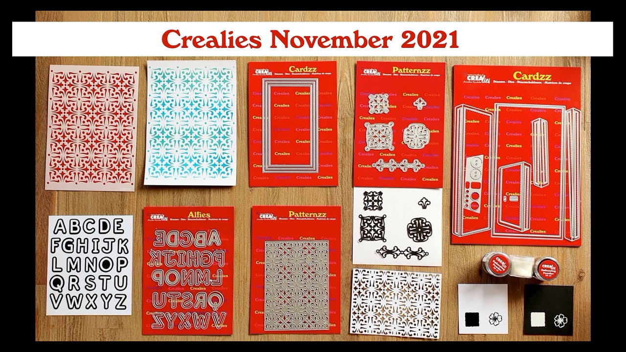 Crealies 21 10 14 New Products November 2021 (English spoken) - YouTube