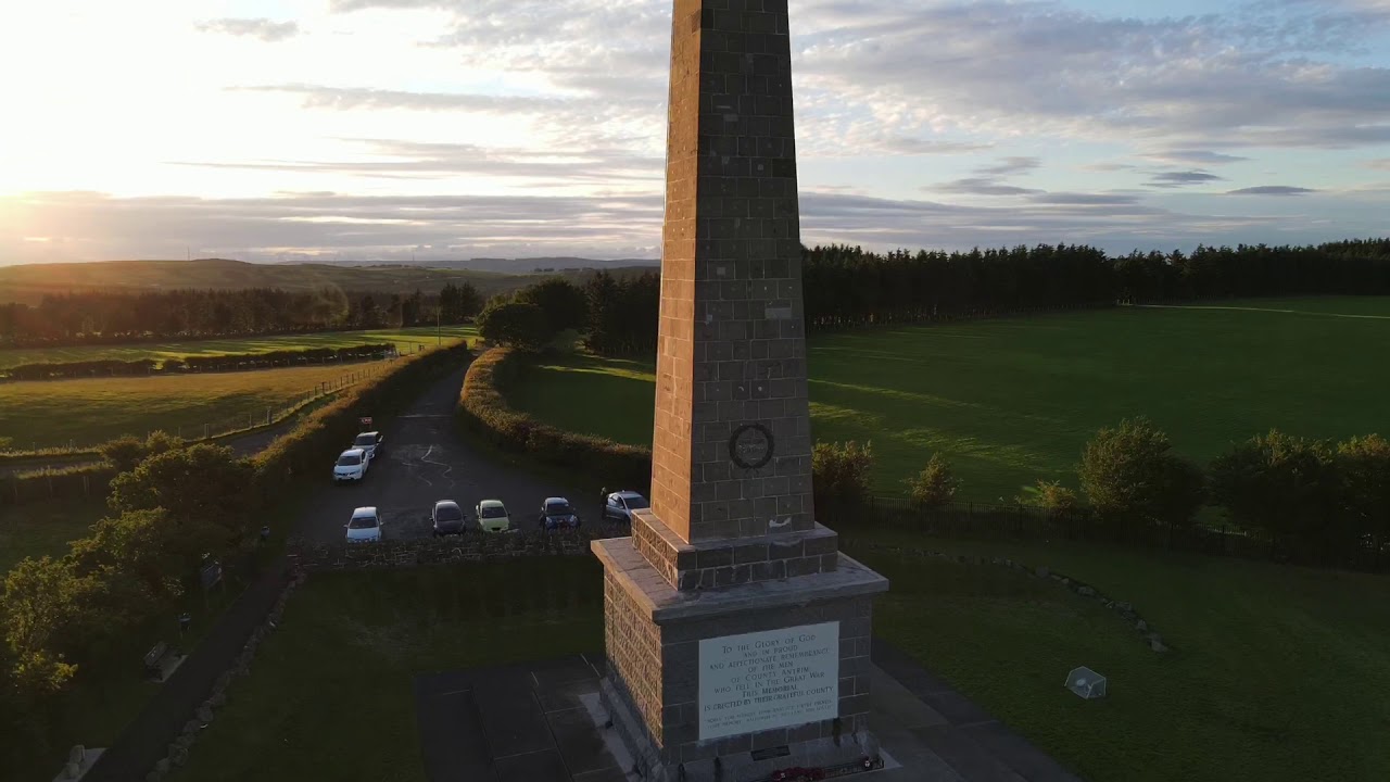 The Knockagh Monument - YouTube