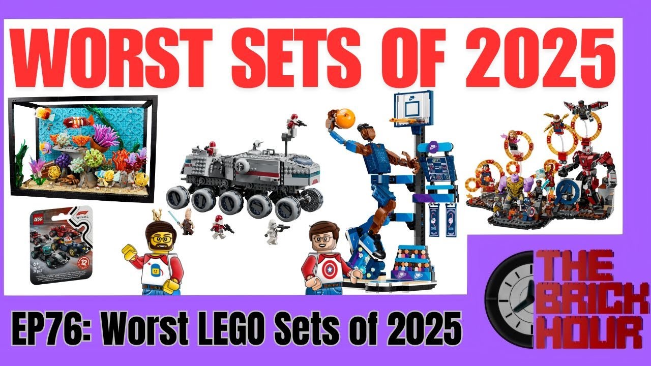 Worst LEGO Sets of 2025: The Brick Hour Podcast Episode 76 - YouTube