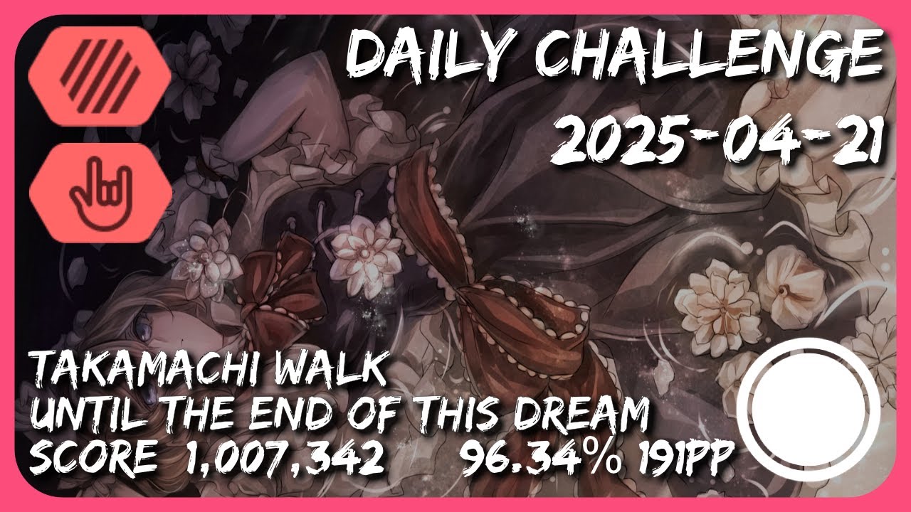 2025-04-21 Daily Challenge | osu!Lazer - YouTube