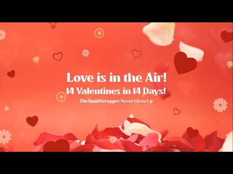 14 Cards in 14 Days 3D Flower Embossed Heart Card - YouTube