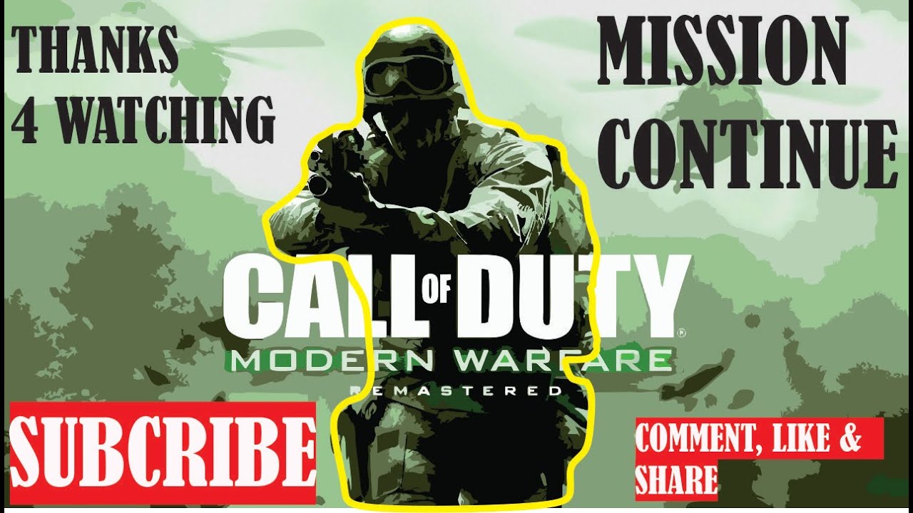 CALL OF DUTY 4 MODERN WARFARE - CONTINUE MISSION FIRST FORCE RECON II ...