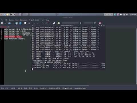 Virtual box error on arch linux. sudo /sbin/vboxconfig - YouTube
