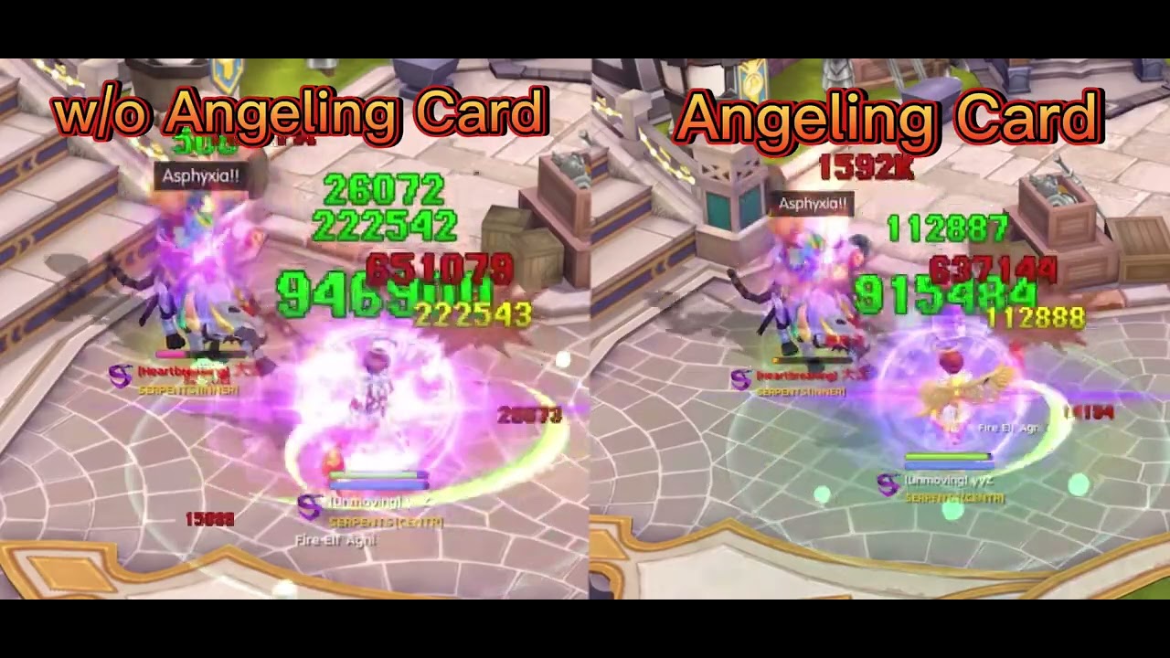 Ragnarok Midnight Party: Card Test Angeling Card - YouTube