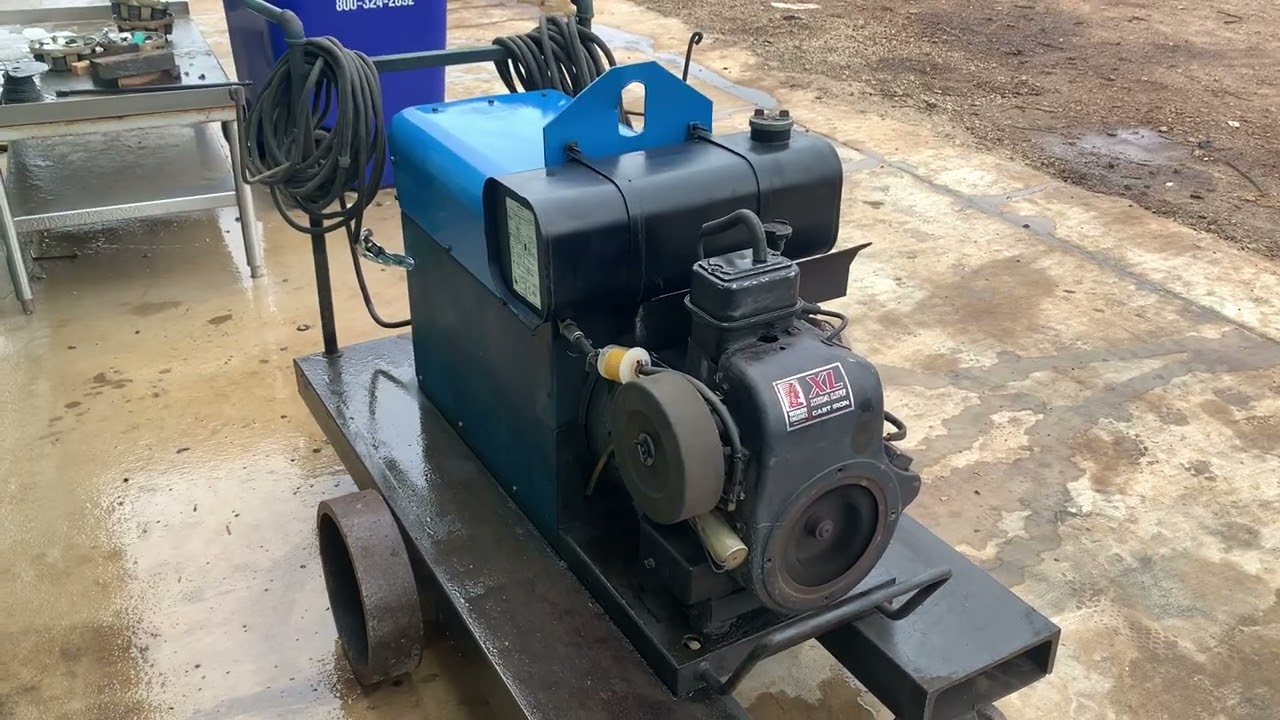 Miller Bluestar 2E Arc Welding Generator - YouTube