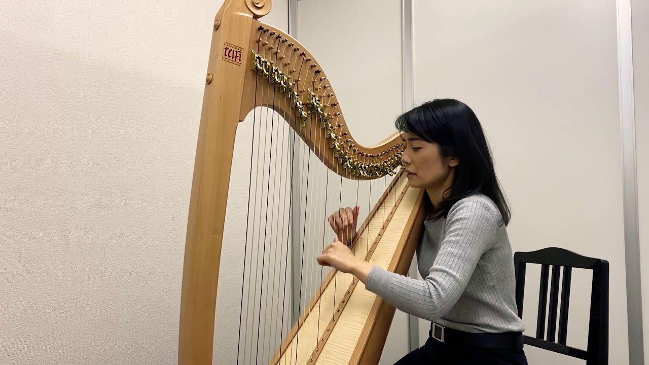 Teifi Harp Silk Gut Eos36 〜スカボロ・フェア〜 - YouTube