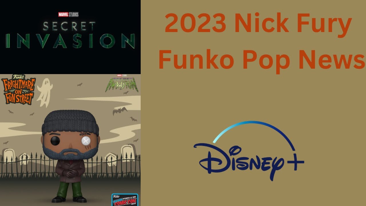 Secret Invasion 2023 Official Nick Fury Funko Pop Bubble Head Image ...