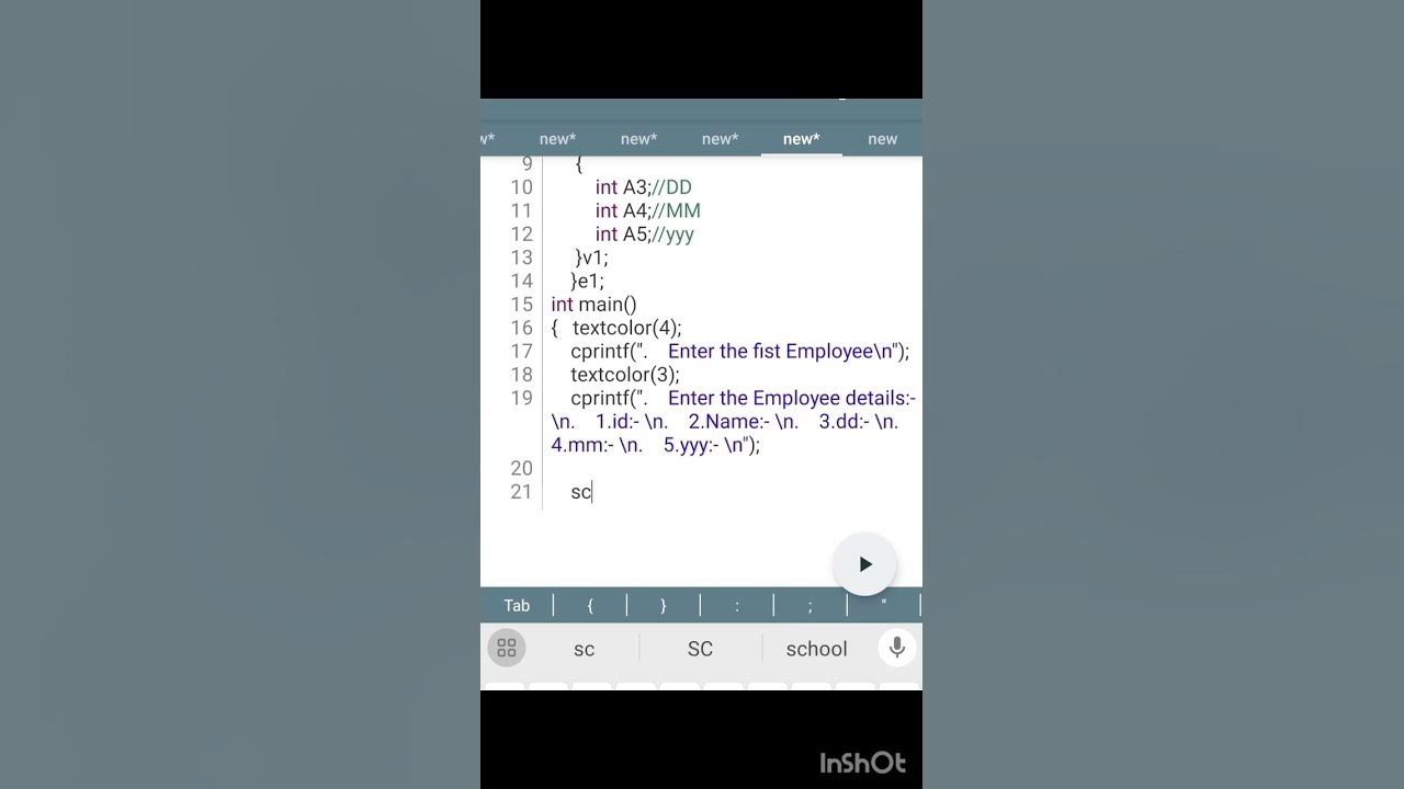 C Codinglover Programminglanguage C Language Programming Coading Coding Structure Youtube
