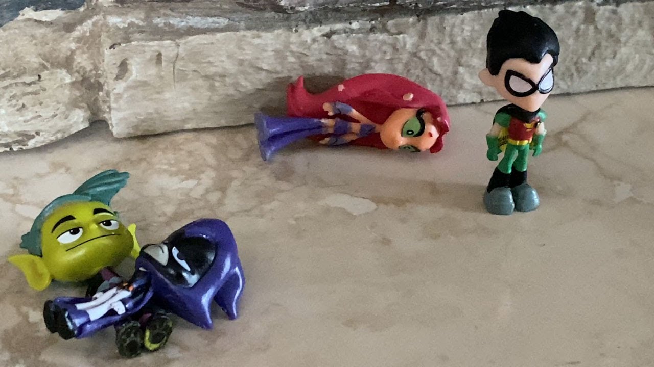 BBRAE Beast Boy & Raven AND Robin & Starfire from Teen Titans GO! Jump ...