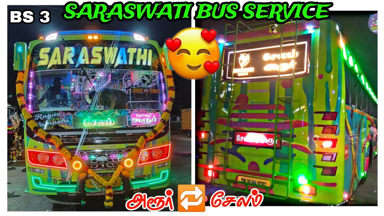 New Operator 💚💟 Congratulations To Saraswathi Bus Service 🤩 #salem to # ...